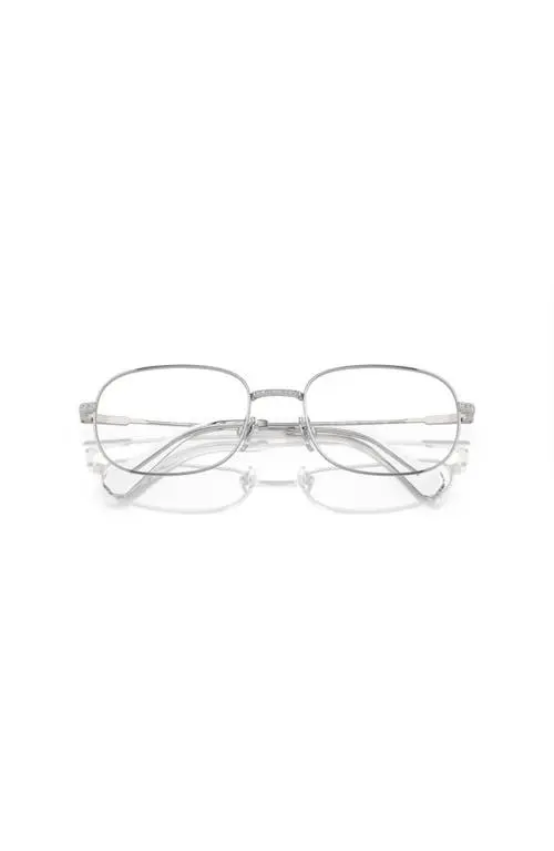 SWAROVSKI Rectangle Optical Glasses - Silver
