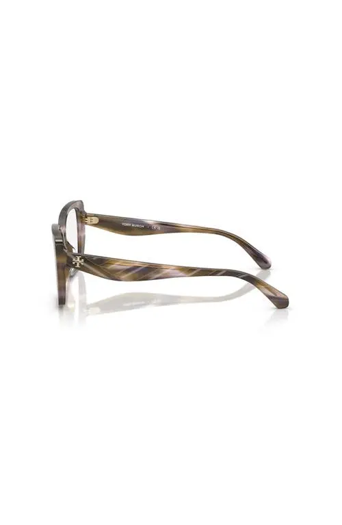 Tory Burch 53mm Square Optical Glasses