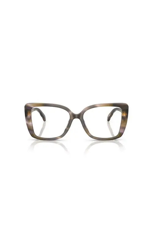 Tory Burch Square Acetate Eyeglasses - Violet