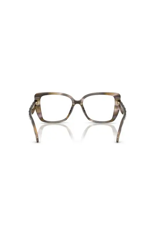 Tory Burch Square Acetate Eyeglasses - Violet