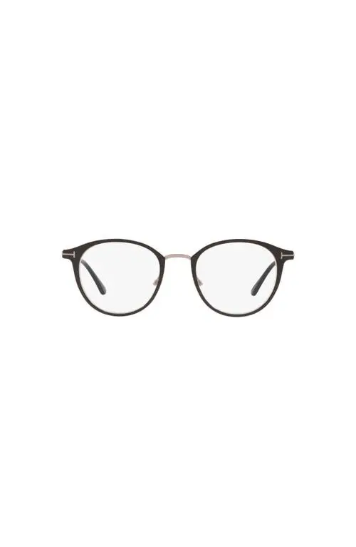 TOM FORD 49mm Full Rim Oval Eyeglasses