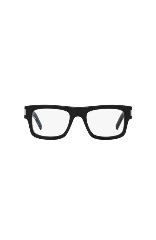 Saint Laurent 54mm Rectangle Optical Glasses
