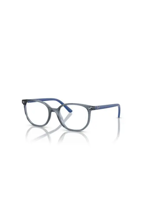Ray-ban 46mm Irregular Eyeglasses - Blue