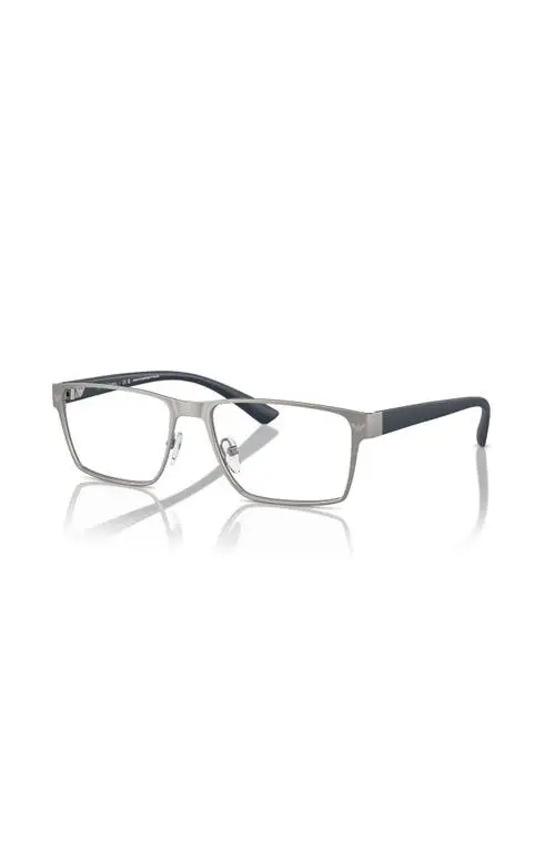 Emporio Armani 55mm Rectangle Optical Glasses - Grey