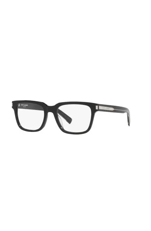 Saint Laurent 54mm Square Optical Glasses - Black