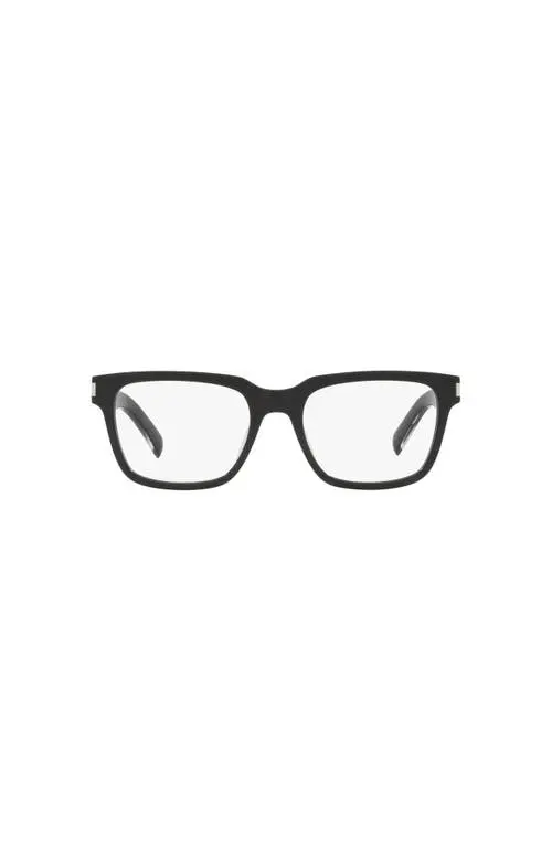 Saint Laurent 54mm Square Optical Glasses - Black