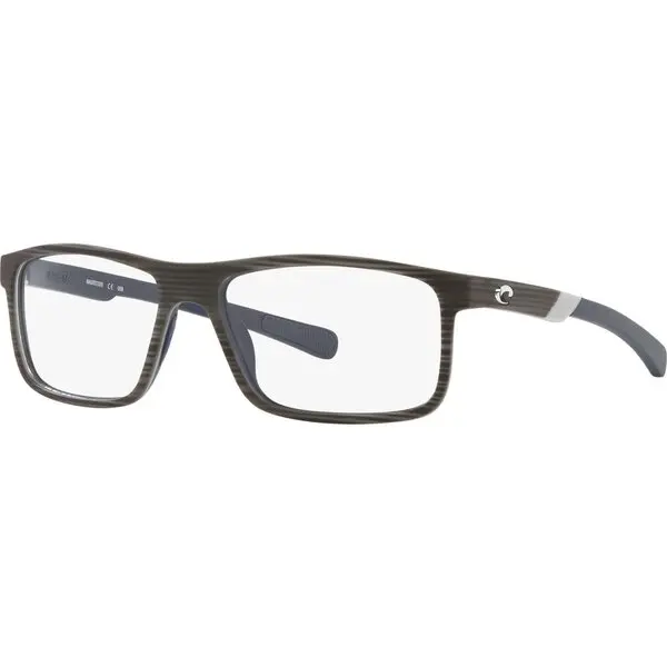 COSTA 55mm Rectangle Optical Glasses - Silver