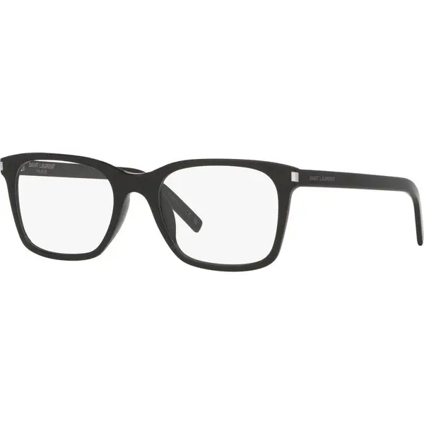 Saint Laurent 54mm Rectangle Optical Glasses - Black