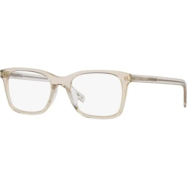 Saint Laurent 54mm Rectangle Optical Glasses - Brown