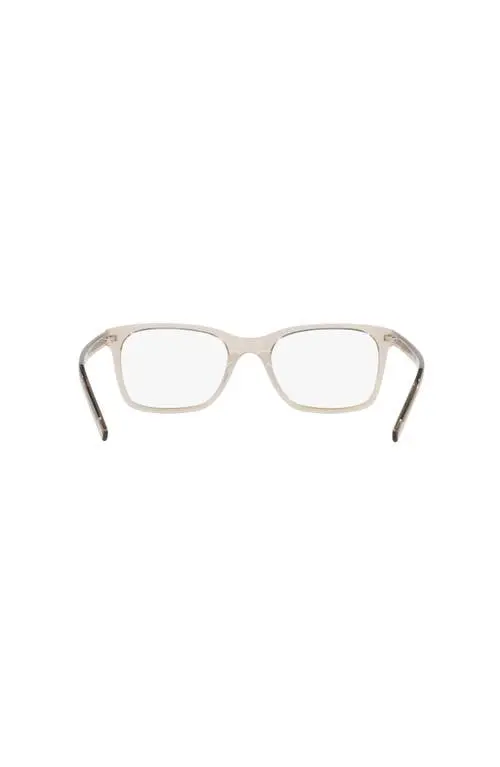 Saint Laurent 54mm Rectangle Optical Glasses - Brown