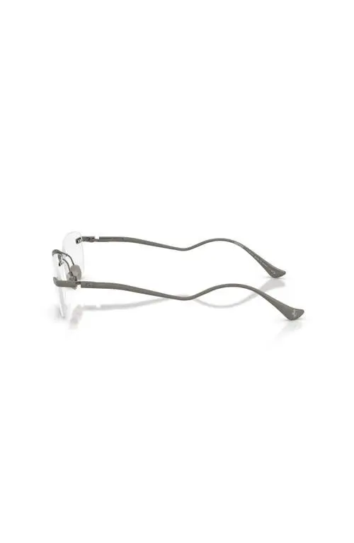 FERRARI 56mm Rectangle Optical Glasses - Grey