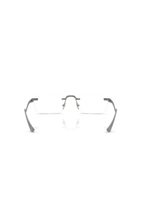 FERRARI 56mm Rectangle Optical Glasses - Grey