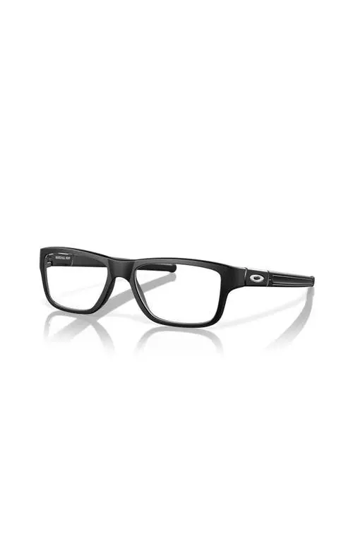 Oakley 55mm Rectangle Full Rim Optical Glasses - Black
