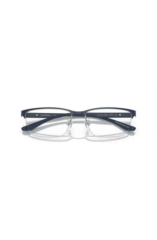 Emporio Armani 55mm Rectangle Eyeglasses