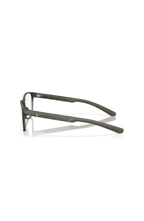 COSTA 53mm Full Rim Rectangle Eyeglasses