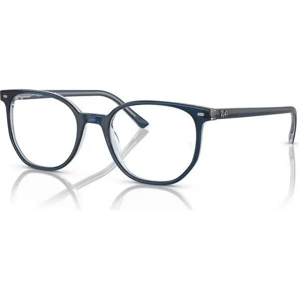 Ray-ban 50mm Irregular Eyeglasses - Blue