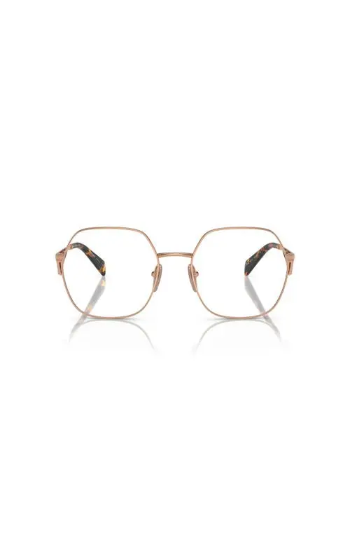 Prada 56mm Irregular Eyeglasses