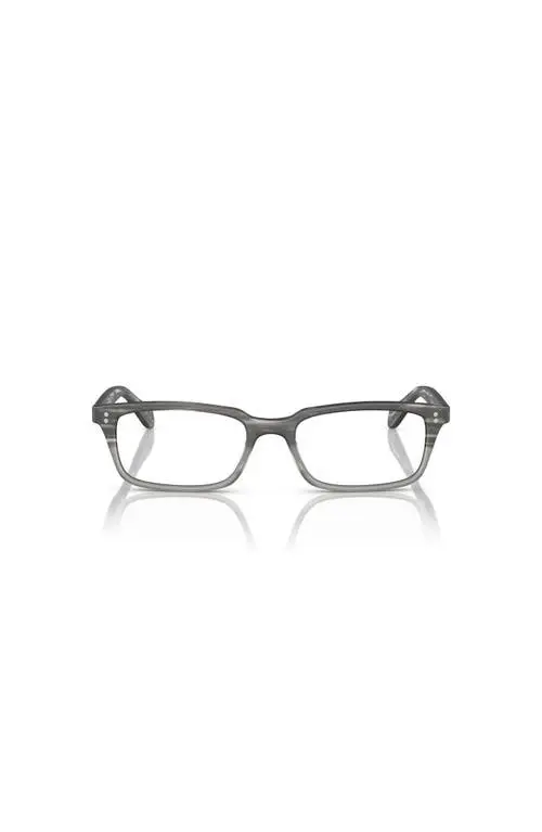 Oliver Spencer 51mm Rectangle Optical Glasses - Grey