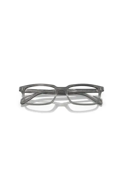 Oliver Spencer 51mm Rectangle Optical Glasses - Grey