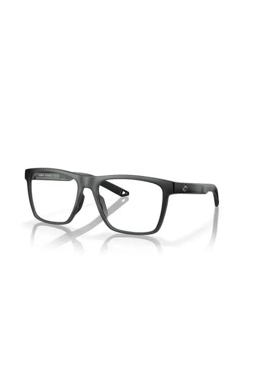 COSTA 56mm Rectangle Eyeglasses - Grey