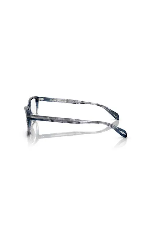 Oliver Spencer 50mm Square Eyeglasses - Blue