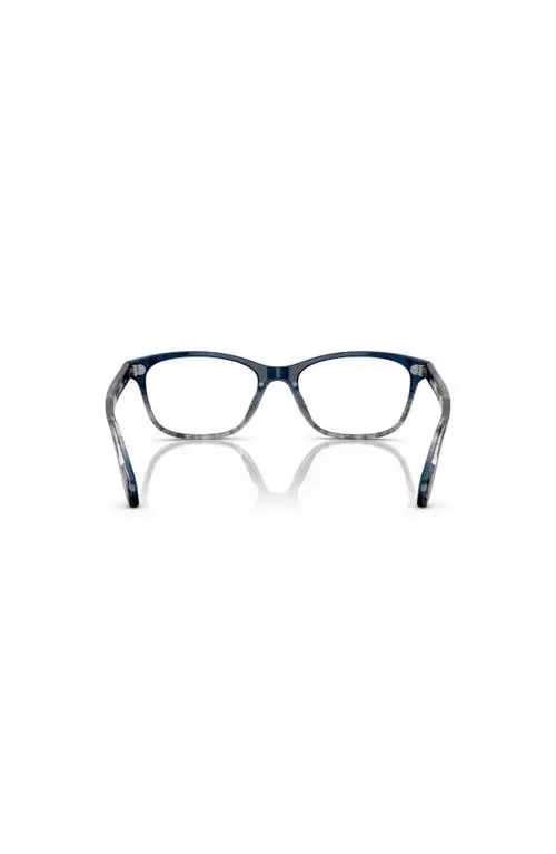 Oliver Spencer 50mm Square Eyeglasses - Blue