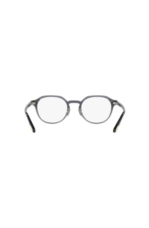 TOM FORD 51mm Round Eyeglasses