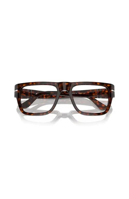 Persol 55mm Square Full Rim Optical Glasses