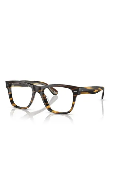 Oliver Spencer 51mm Rectangle Optical Glasses - Tortoise