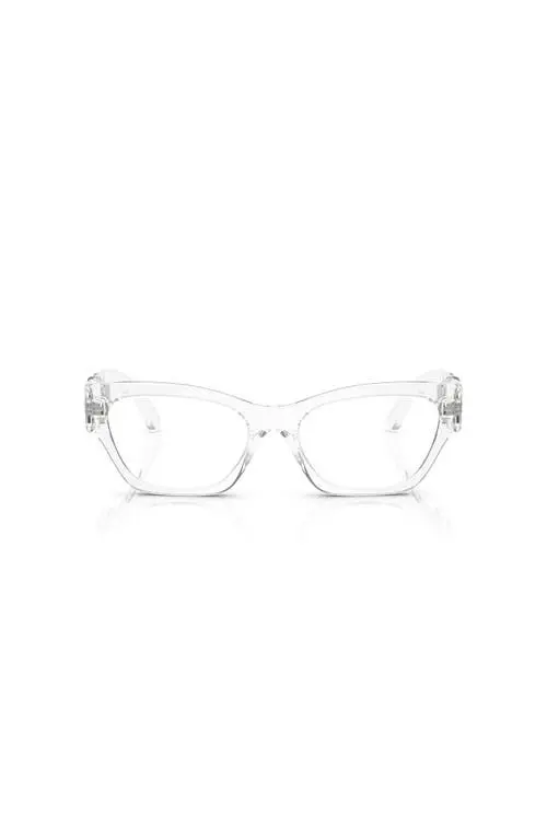 Versace Cat Eye Optical Glasses - Transparent