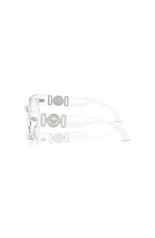 Versace Cat Eye Optical Glasses - Transparent