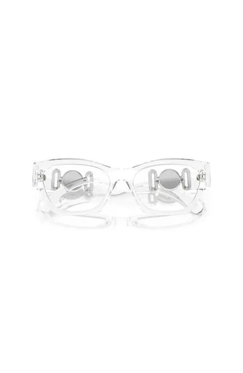 Versace Cat Eye Optical Glasses - Transparent
