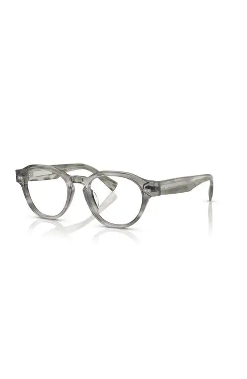 Brunello Cucinelli 49mm Phantos Optical Glasses - Grey