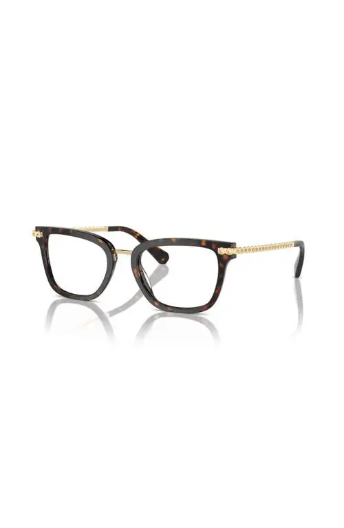 SWAROVSKI 52mm Square Optical Glasses - Brown