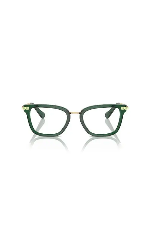 SWAROVSKI 52mm Square Optical Glasses - Green