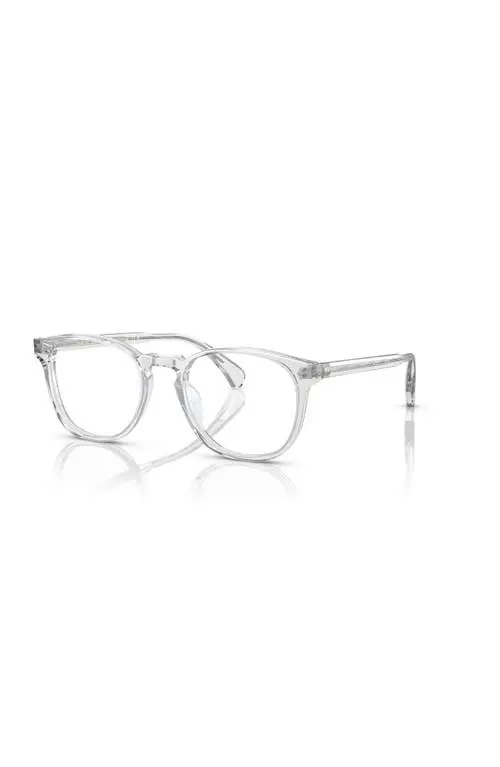 Oliver Spencer 49mm Round Frame Optical Glasses - Transparent