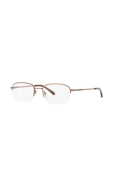 SFEROFLEX Rectangle Semi Rim Eyeglasses - Copper