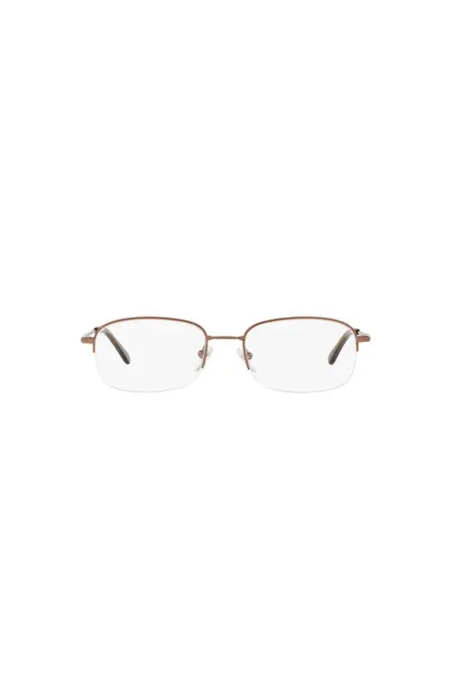 SFEROFLEX Rectangle Semi Rim Eyeglasses - Copper
