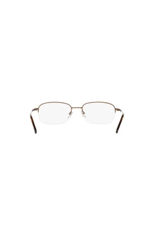 SFEROFLEX Rectangle Semi Rim Eyeglasses - Copper