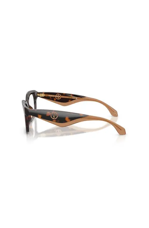 Giorgio Armani 48mm Butterfly Eyeglasses