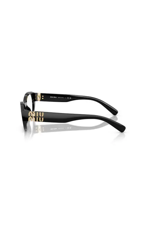 Miu Miu Irregular Acetate Eyeglasses