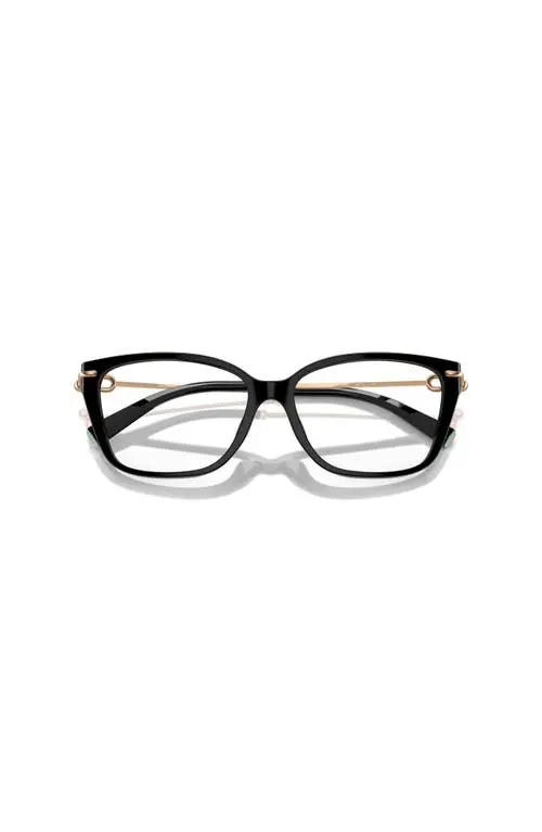 Tiffany & Co. 55mm Rectangle Full Rim Eyeglasses