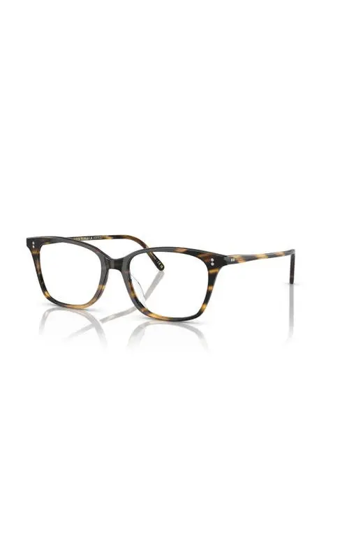 Oliver Spencer 49mm Rectangle Eyeglasses - Black