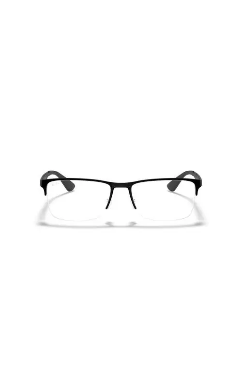 Ray-ban 58mm Rectangle Eyeglasses