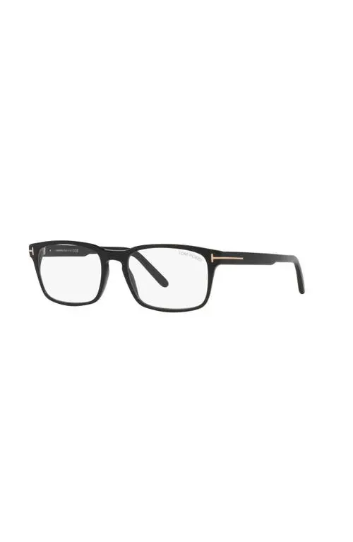 TOM FORD 54mm Rectangle Optical Glasses - Black