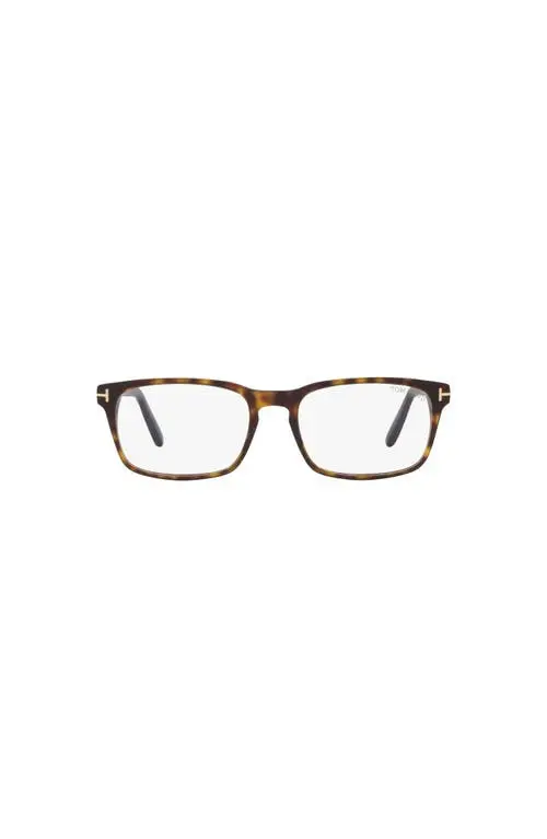 TOM FORD Rectangle Eyeglasses - Tortoise