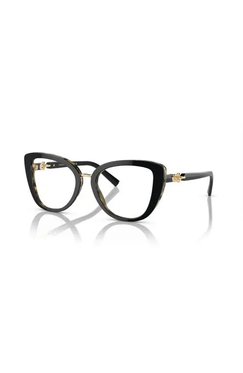 Tiffany & Co. 52mm Cat Eye Optical Glasses - Black