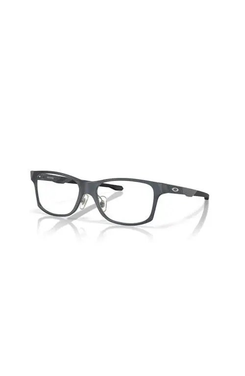 Oakley 52mm Rectangle Full Rim Eyeglasses - Black