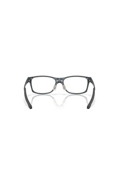 Oakley 52mm Rectangle Full Rim Eyeglasses - Black