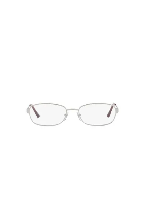 SFEROFLEX Irregular Full Rim Eyeglasses - Silver